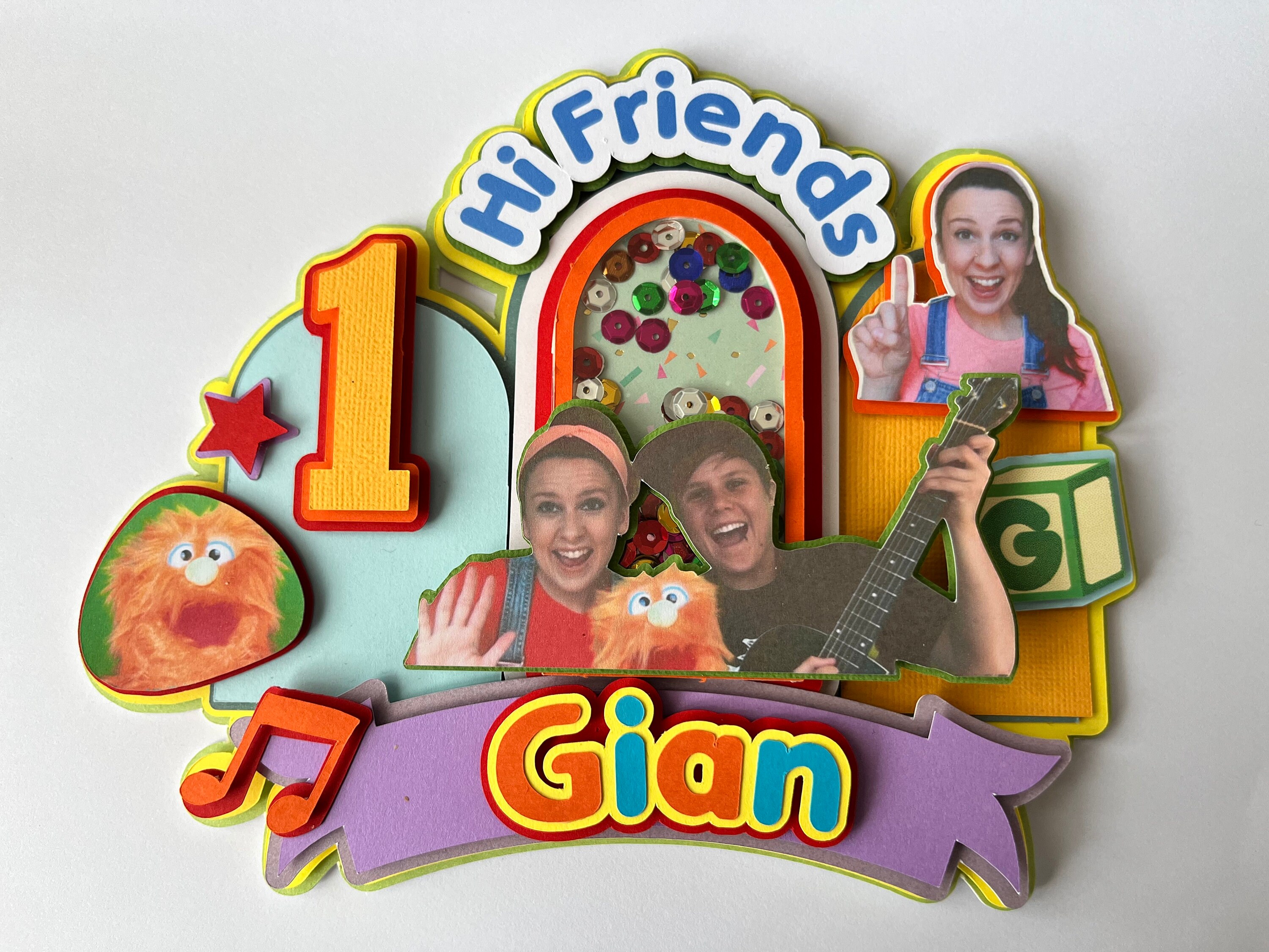 Ms Rachel Inspired 3D Shaker Cake Topper. Birthday - Etsy