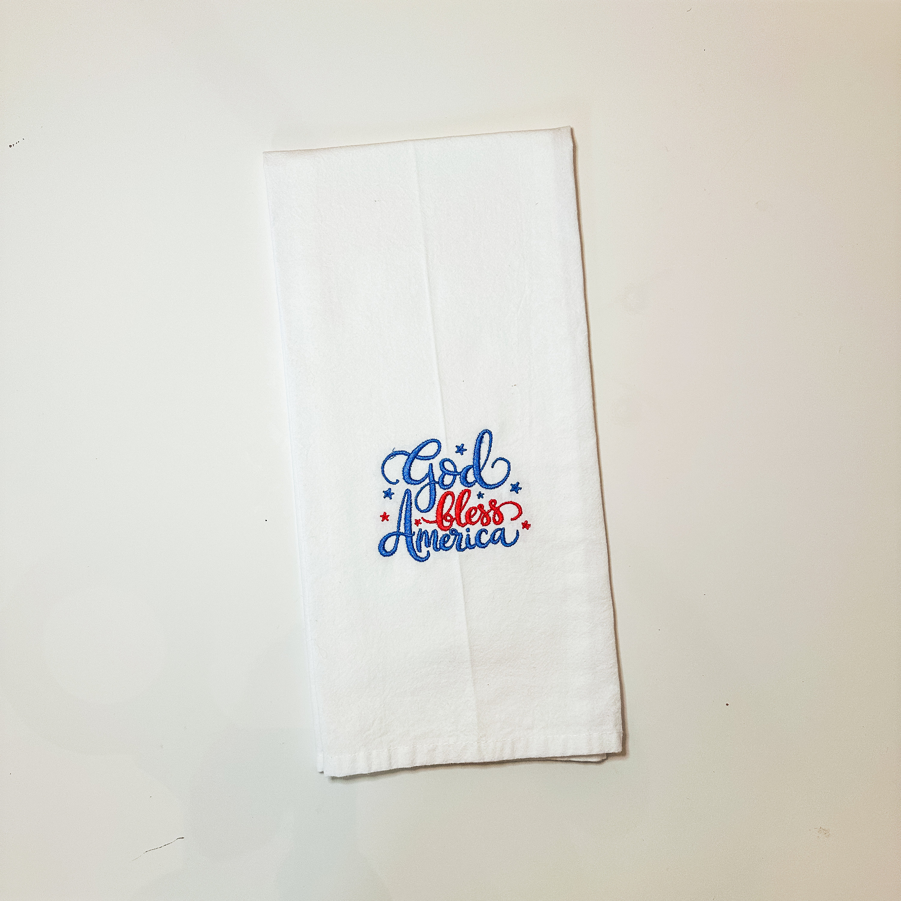 God Bless America Patriotic Hand Towel | Embroidered Gift | Christian ...