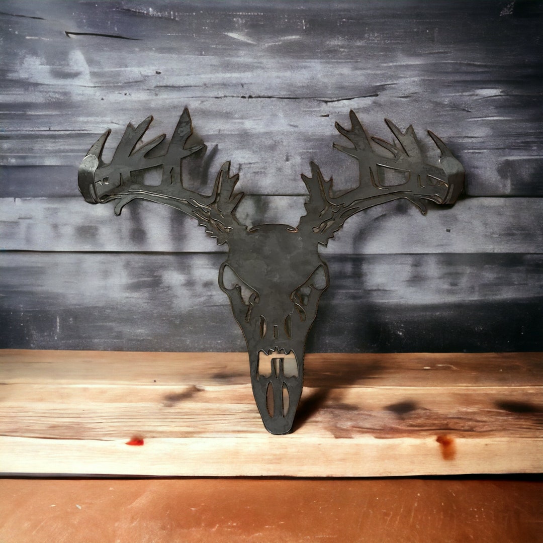 Metal Deer Skull Bow Holder, Mount - Etsy