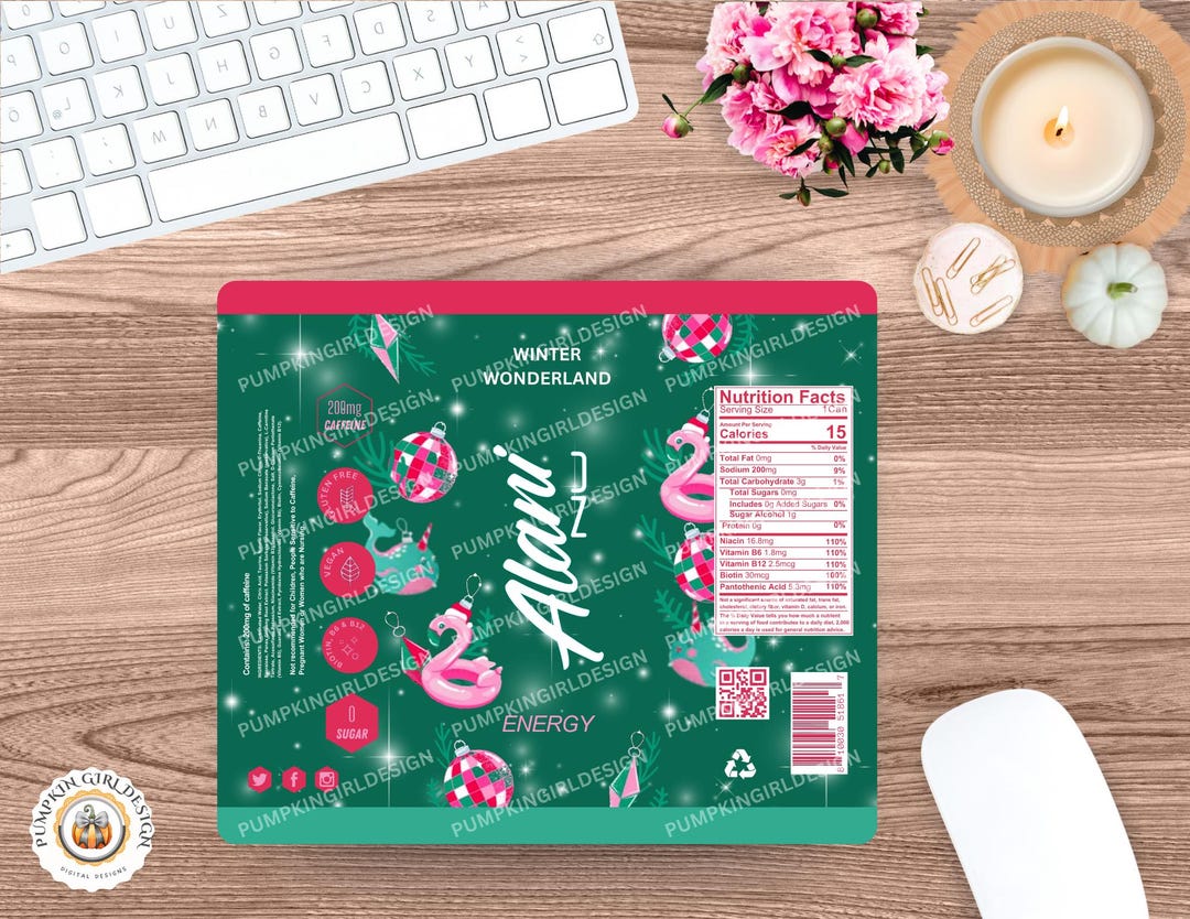 Alani Nu Energy Drink Mouse Pad Design - Etsy