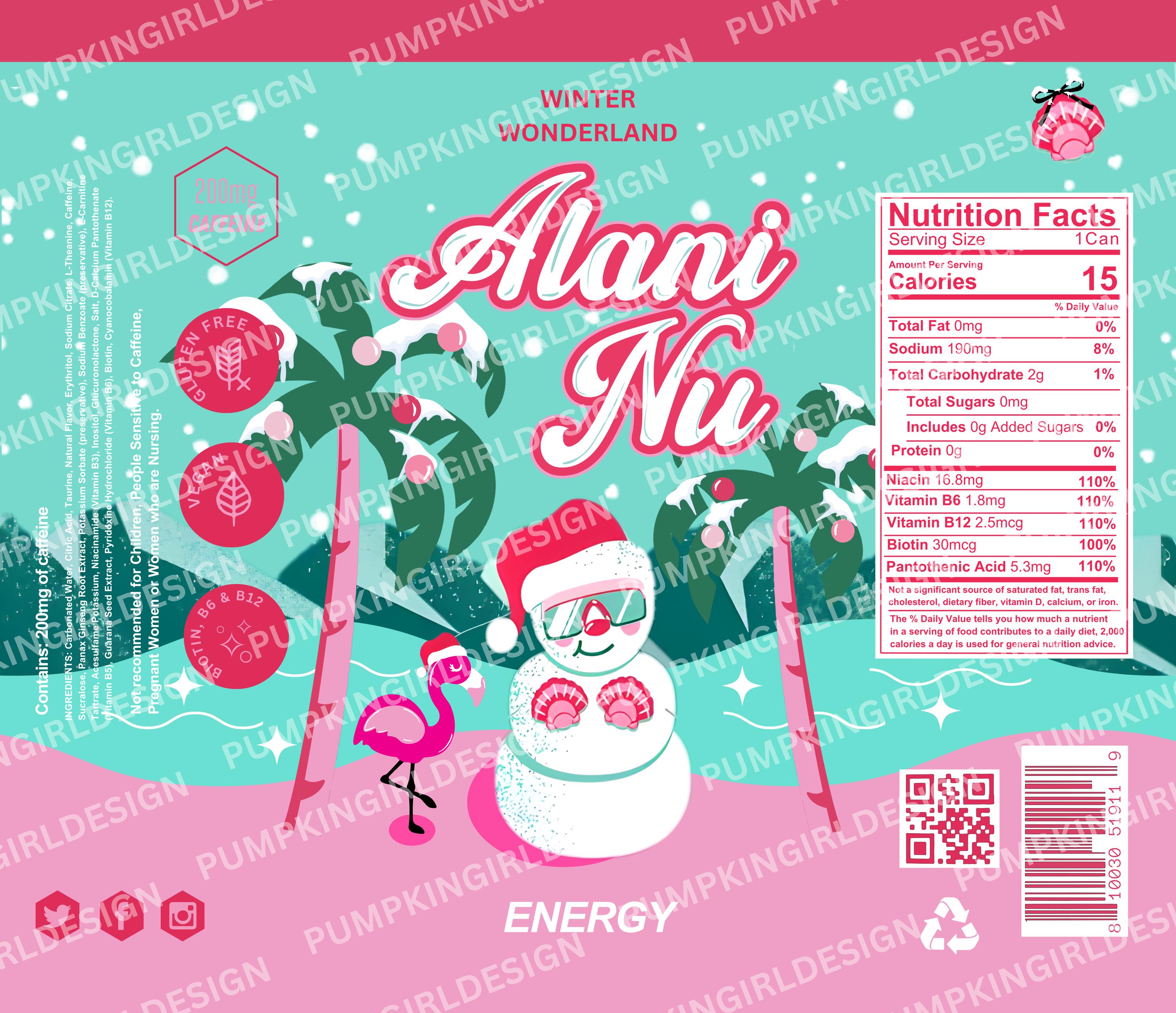 Alani Nu Energy Drink Tumbler Wrap 20oz - Etsy