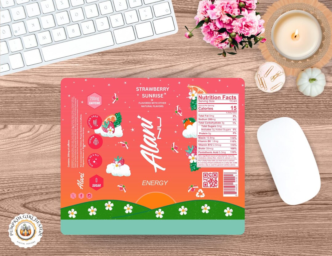 Alani Nu Energy Drink Mouse Pad Design - Etsy