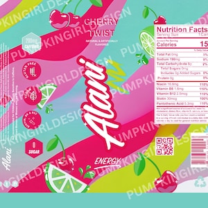 Alani Nu Energy Drink Tumbler Wrap 20oz - Etsy