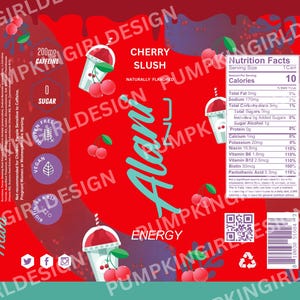 Alani Nu Energy Drink Tumbler Wrap 20oz - Etsy