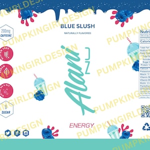Alani Nu Energy Drink 16oz Straight Tumbler Wrap - Etsy