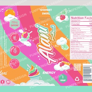 Alani Nu Energy Drink Tumbler Wrap 20oz - Etsy