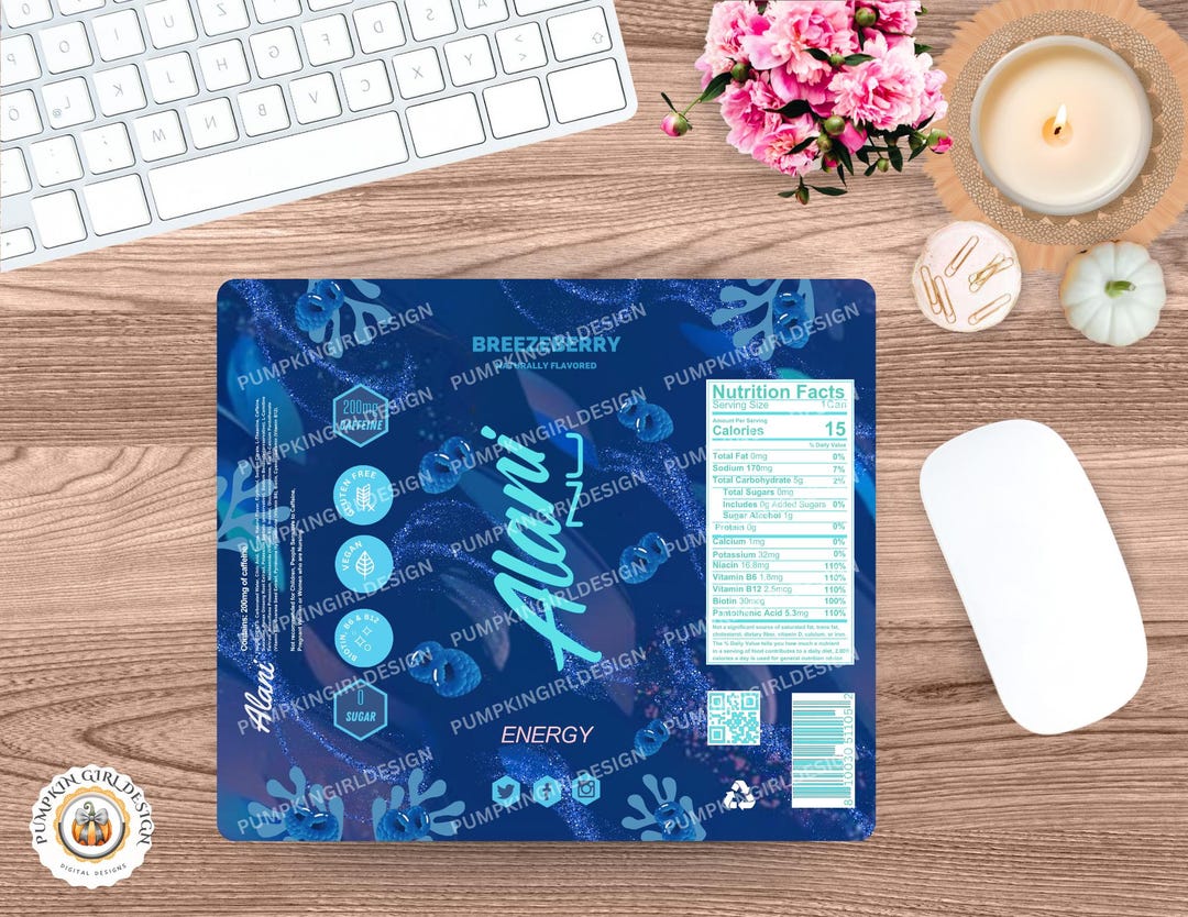 Alani Nu Energy Drink Mouse Pad Design - Etsy