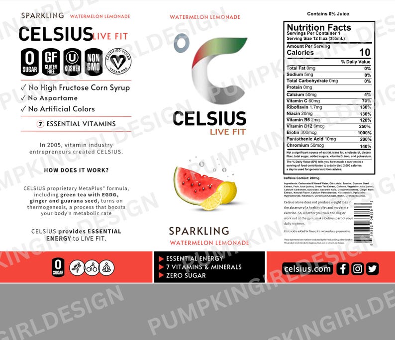 Sublimation Energy Drink Tumbler Wrap 20oz - Etsy