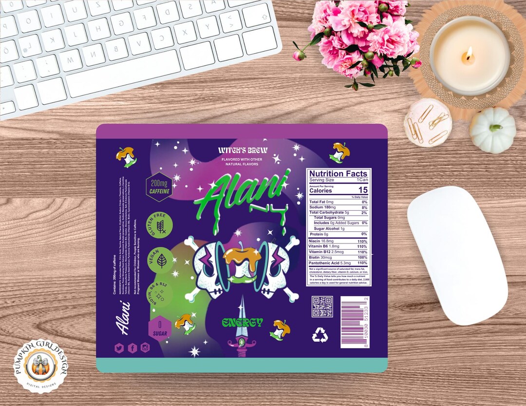 Alani Nu Energy Drink Mouse Pad Design - Etsy