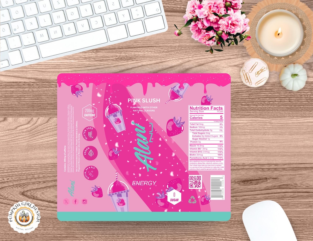 Alani Nu Energy Drink Mouse Pad Design - Etsy