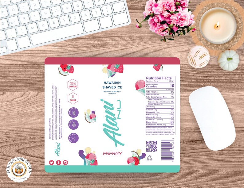 Alani Nu Energy Drink Mouse Pad Design - Etsy