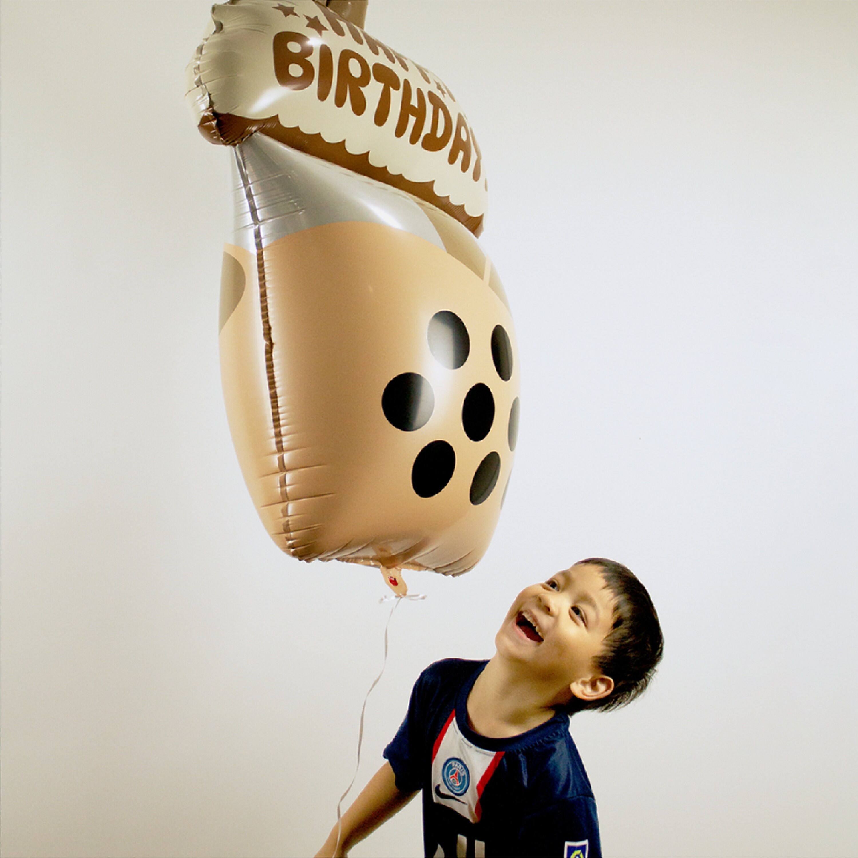 Happy Birthday Boba Balloons Etsy