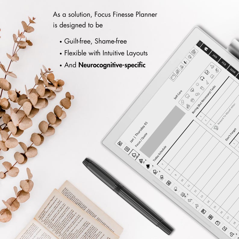 Supernote Template - Supernote Manta Template, Ultimate Digital Planner ...