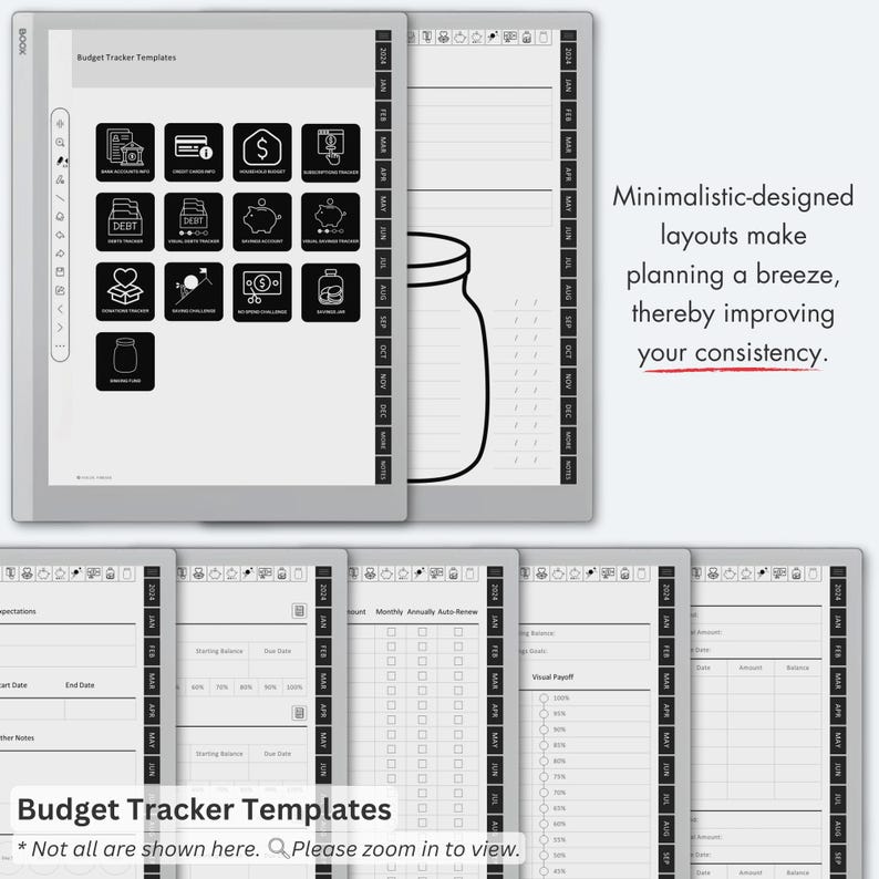 Onyx Boox Go 10.3 Templates, Ultimate Digital Planner for 2026 2027 ...