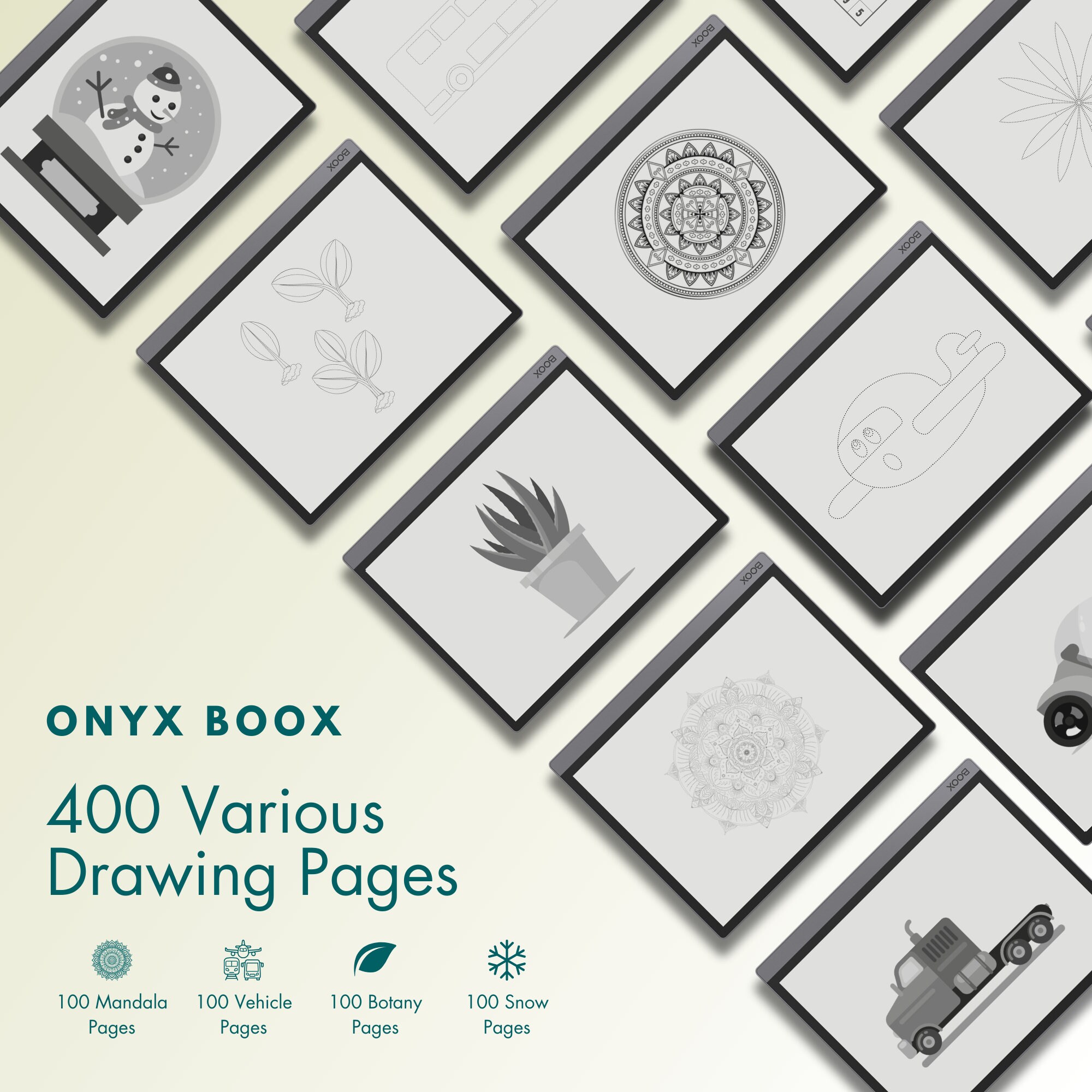 Onyx Boox Puzzle Bundle, Elevate Your Mind With Our PREMIUM Pack of 91 ...