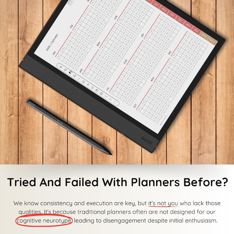 Boox Note Air 5C & 4C, 3C Templates, Ultimate Digital Planner for 2026 ...
