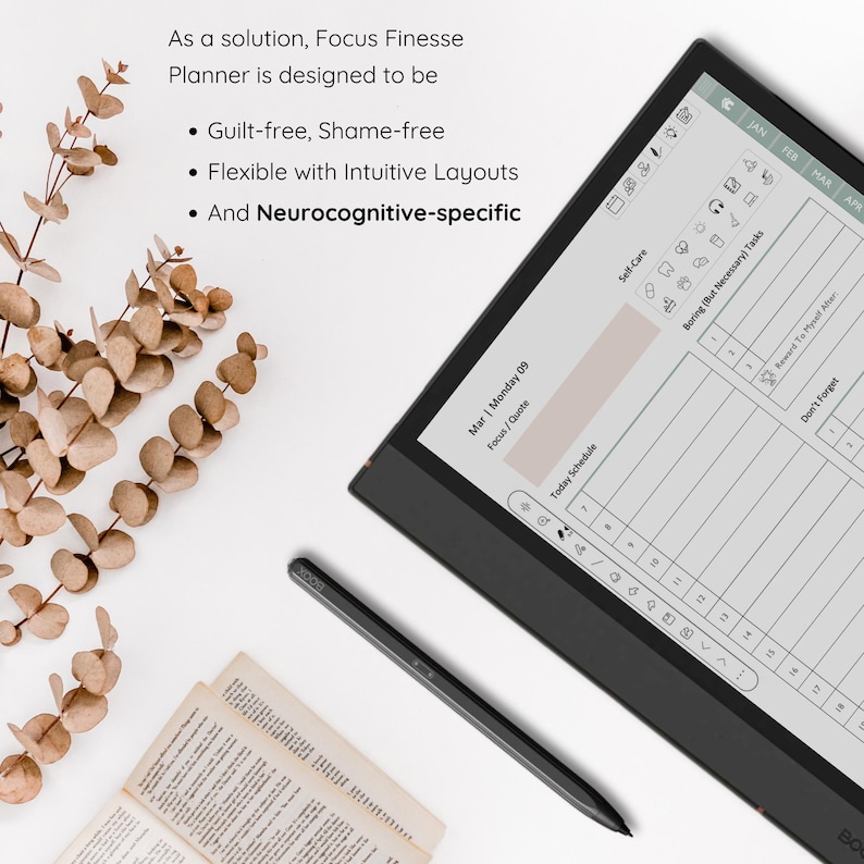 Boox Note Air 5C & 4C, 3C Templates, Ultimate Digital Planner for 2026 ...