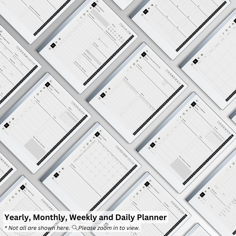 For Remarkable 2 - Template Planner for 2026 & 2027 (digital Download ...