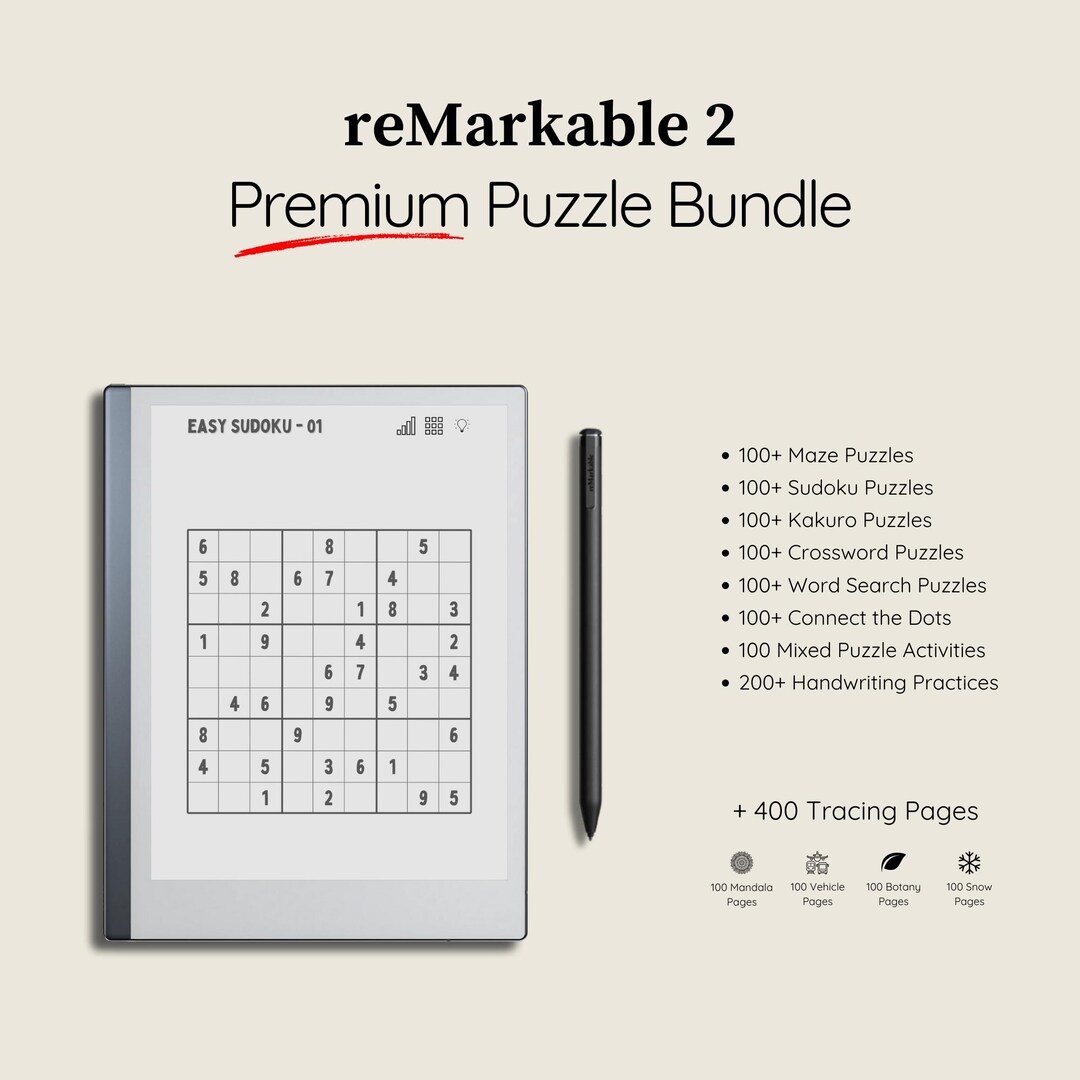 Remarkable Puzzle Bundle, Elevate Your Mind With Our PREMIUM Pack of 91 ...