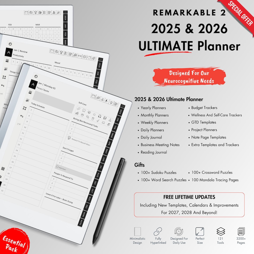 2025 2026 Ultimate Planner, Premier Designs and Minimalistic Layouts ...