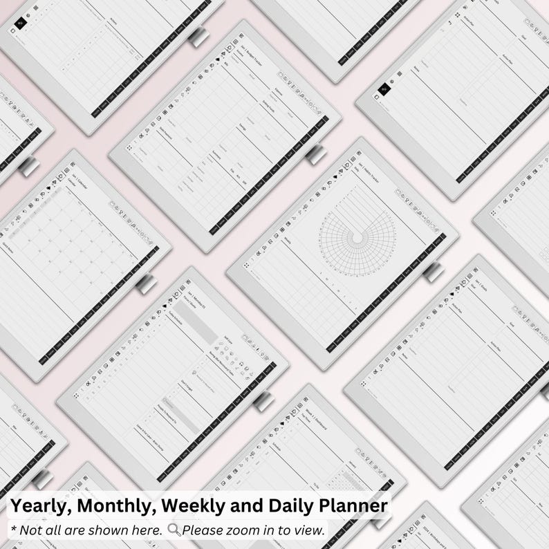 Supernote Template - Supernote Manta Template, Ultimate Digital Planner ...