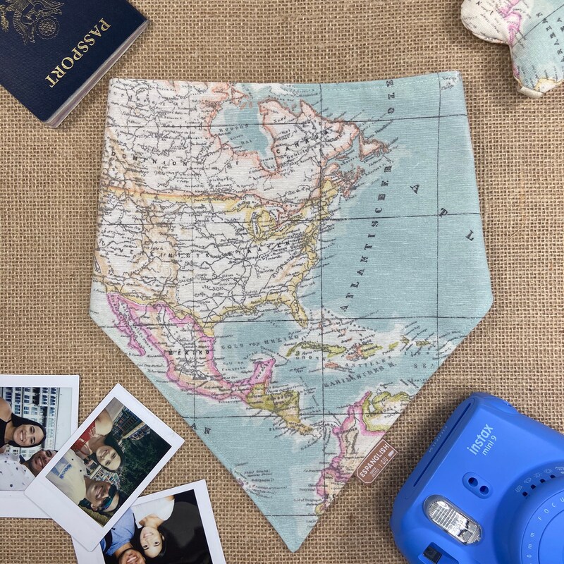 Map Bandana - Etsy