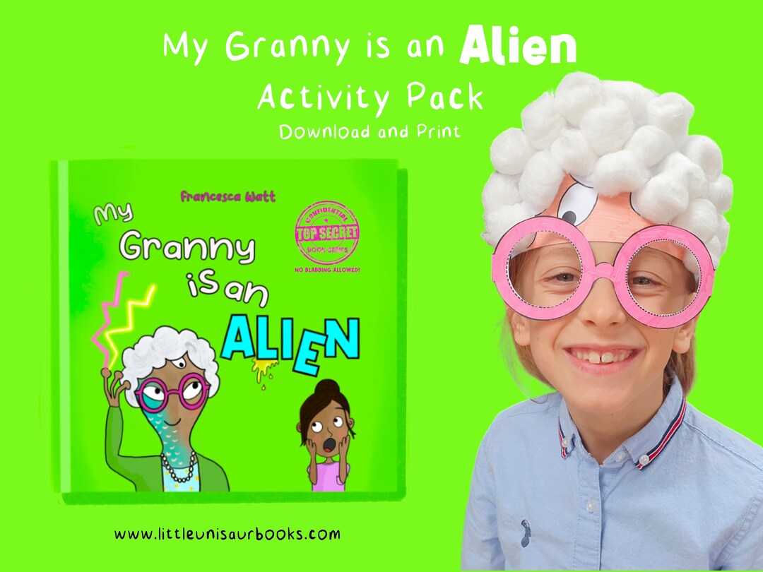My Granny is an Alien Activity Pack Digital Download - Etsy Australia