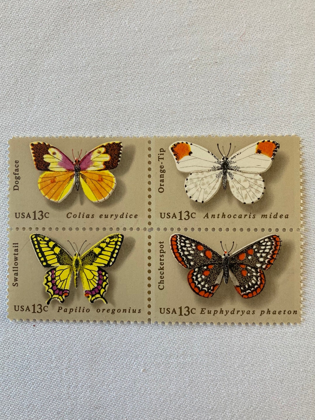 Set of 12 / US Postage Stamps / Wedding Invitations / Butterflies - Etsy