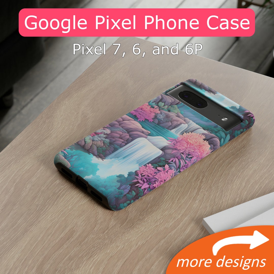 Waterfall Print Google Pixel 7, 6, and 6P Tough and Durable Phone Case for Daily Protection and ...