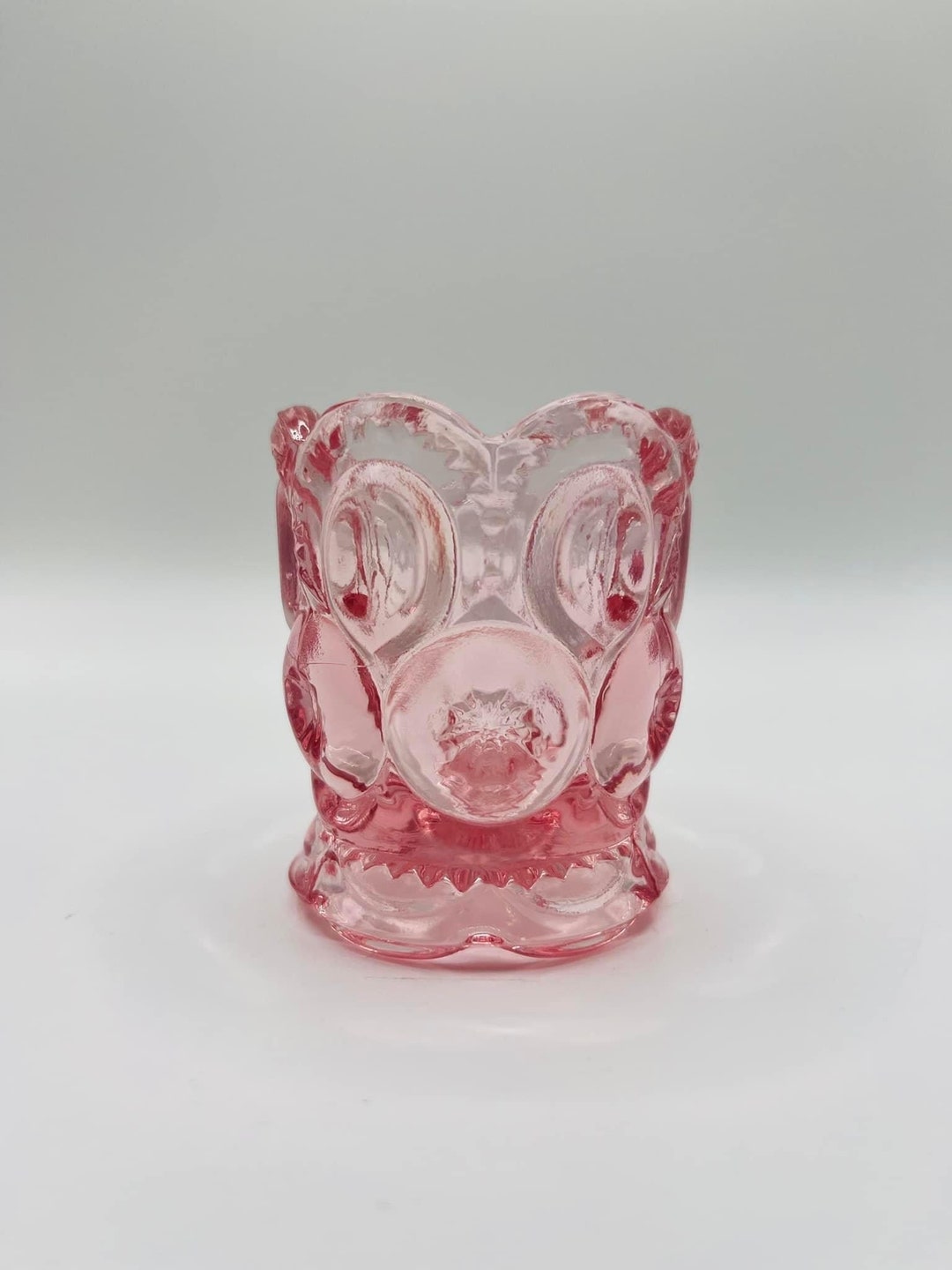 Moon and Star Glass, Pink Toothpick Holder - Etsy