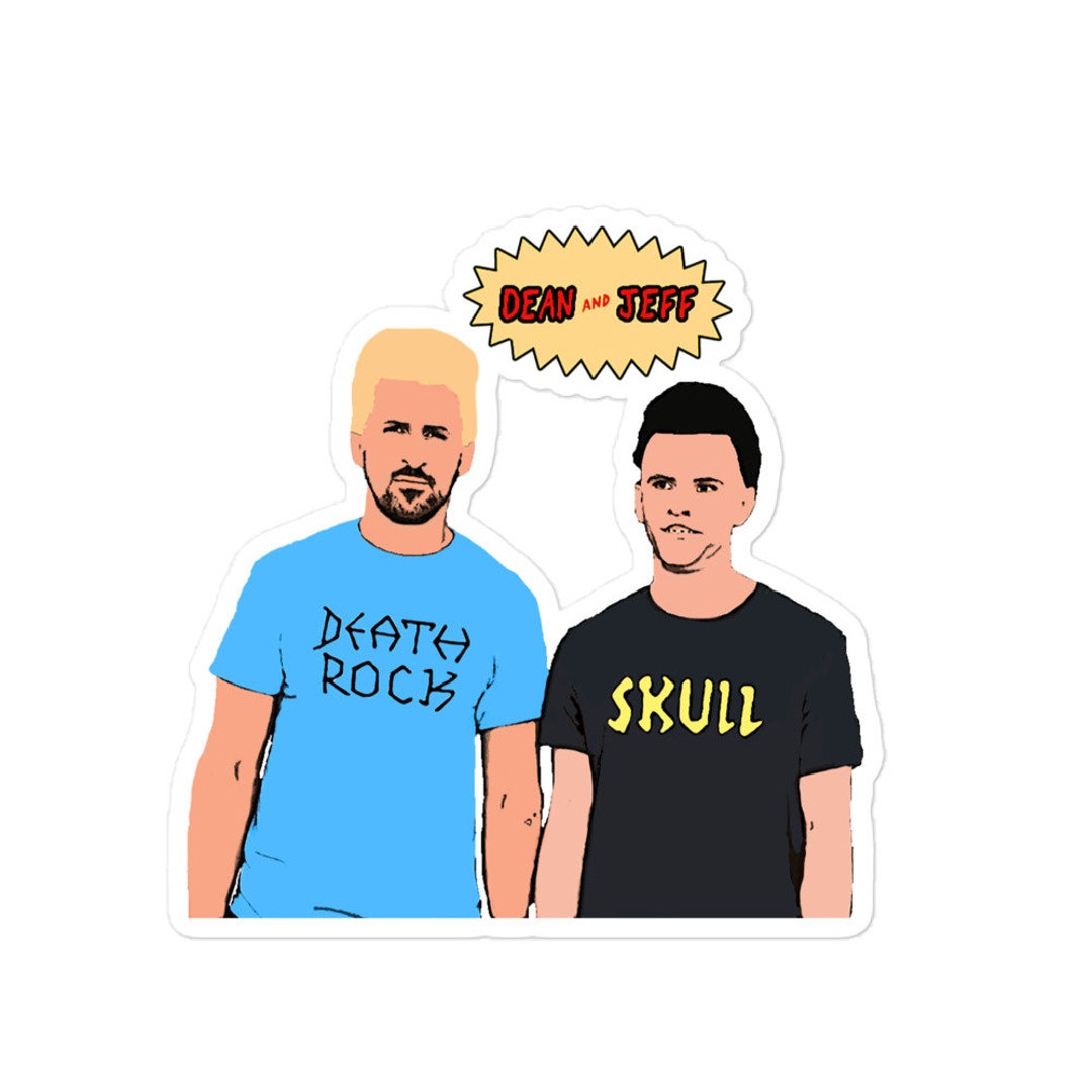 SNL Beavis and Butthead Dean and Jeff Sticker Animated Kiss-cut ...