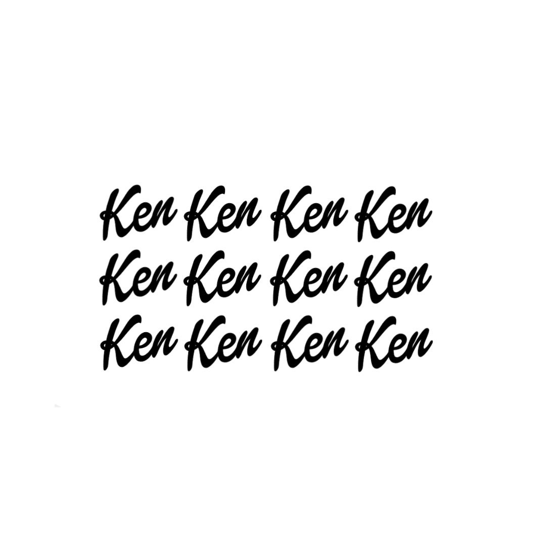 12 Barbie Ken Logos Ken Decals Ken Stickers Barbie Party Stickers - Etsy