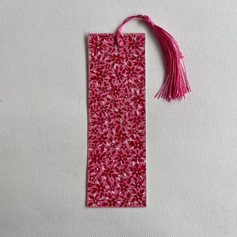 Pink Abstract Bookmarks (set of 3) - Handmade Bookmarks, Acrylic ...