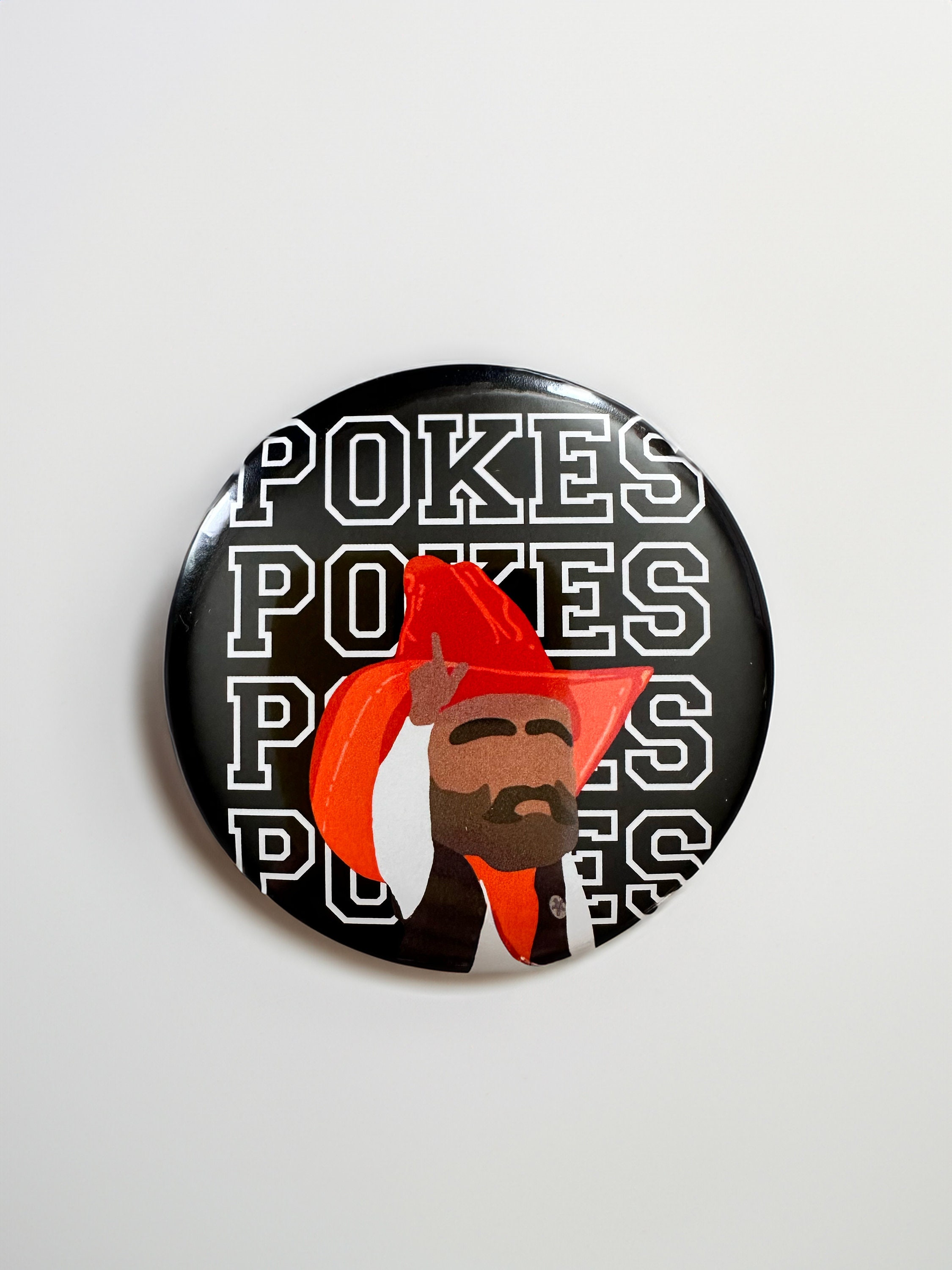 POKES 3" Gameday Button© - Etsy