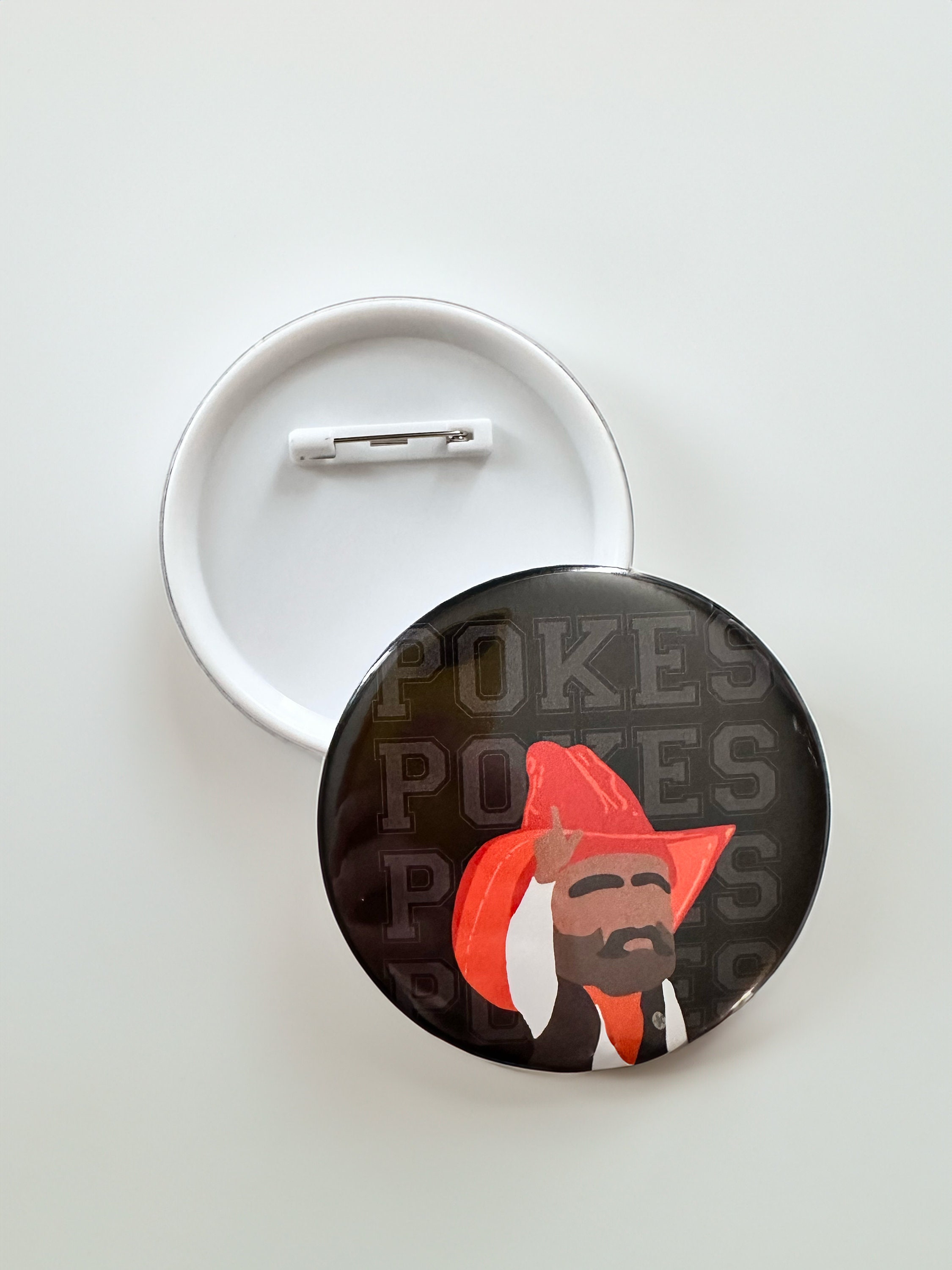 POKES 3" Gameday Button© - Etsy