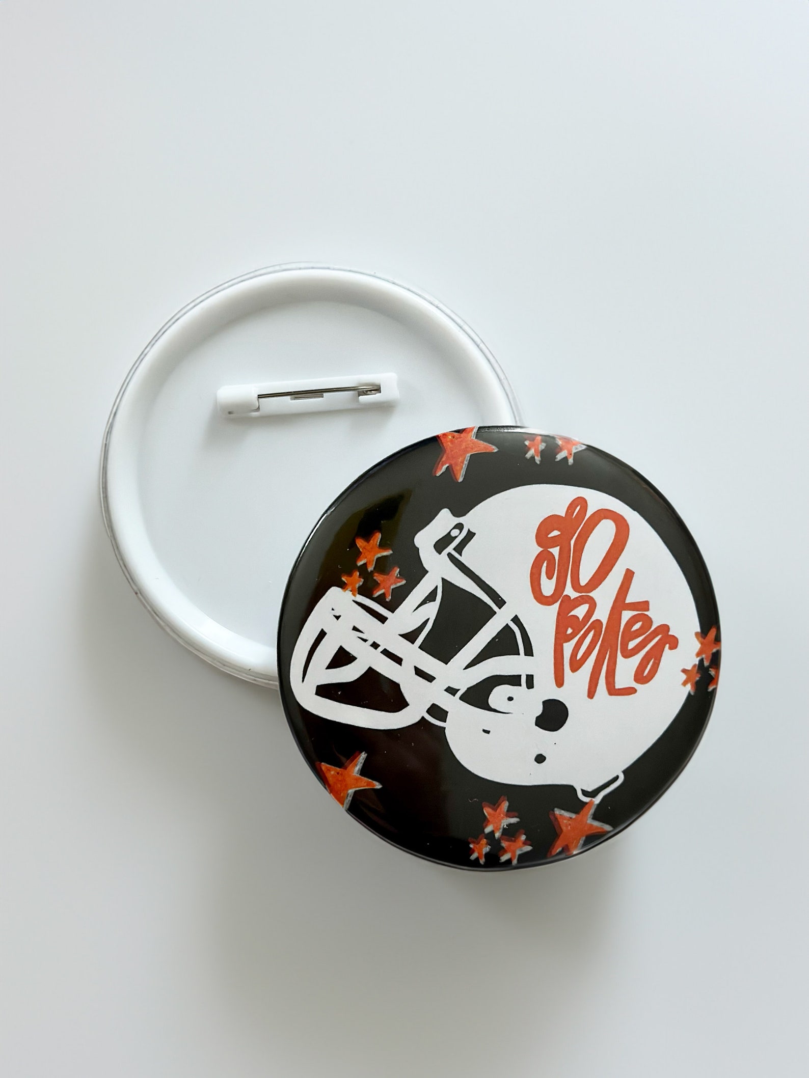 Go Pokes Helmet 3" Gameday Button© - Etsy