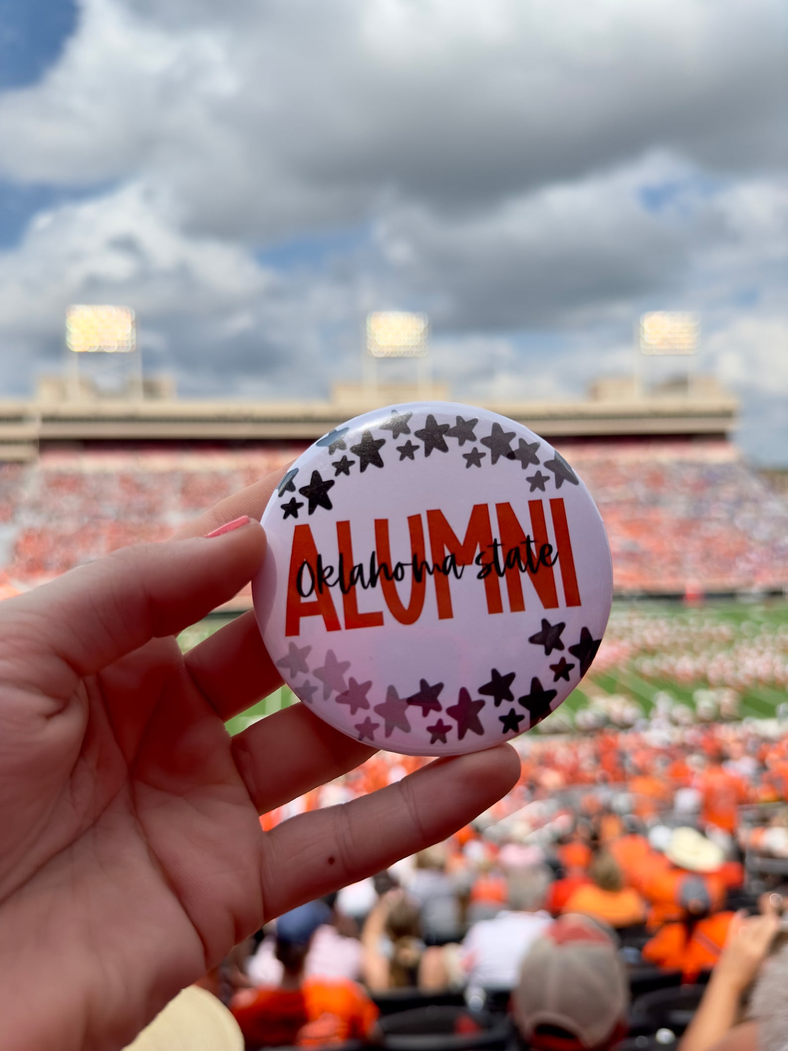 Oklahoma State Alumni 3" Gameday Button© - Etsy