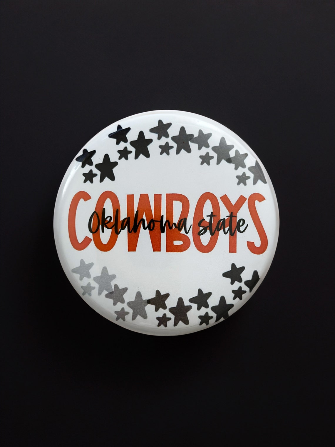 Oklahoma State Cowboys 3" Gameday Button - Etsy
