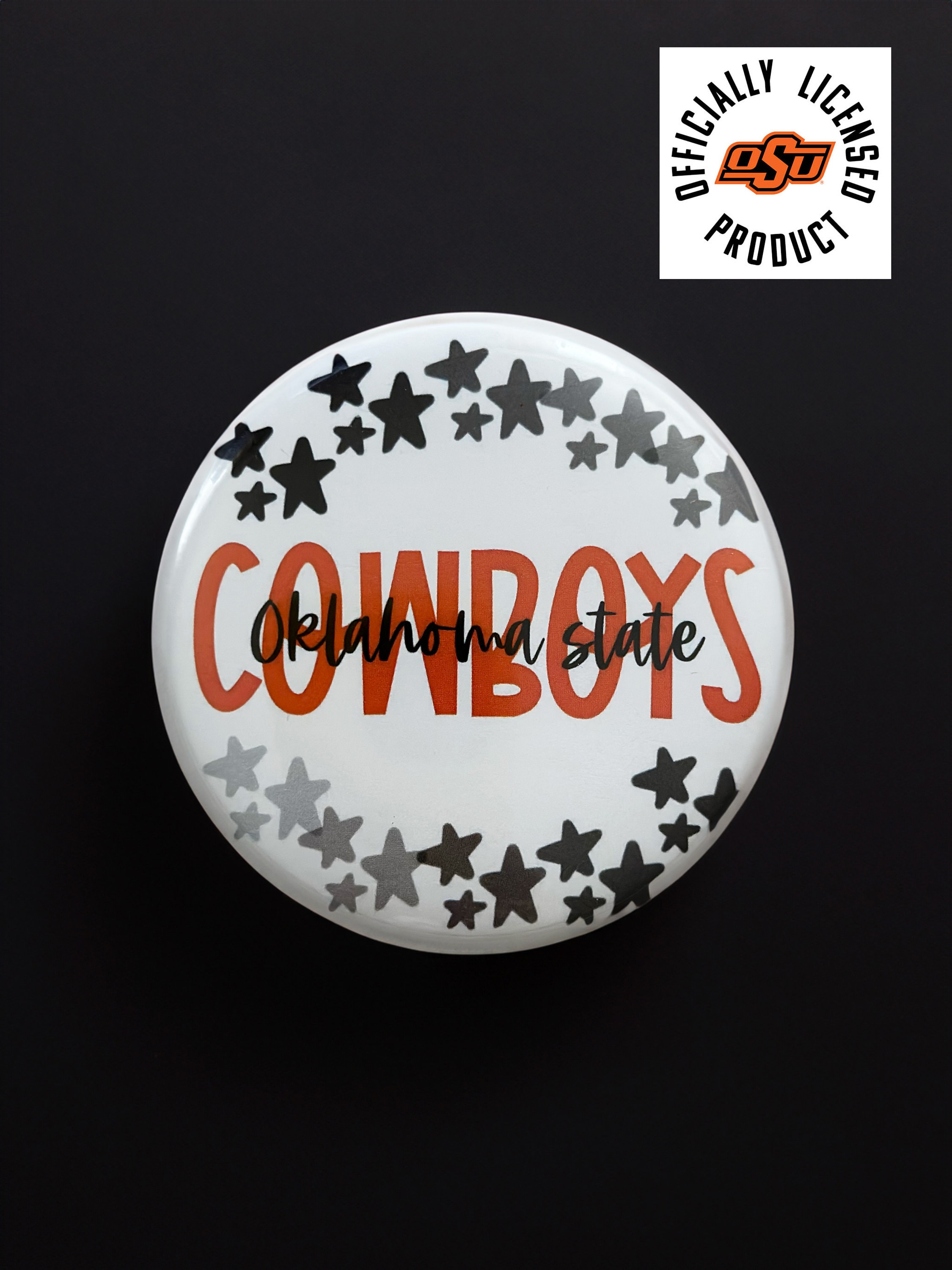Oklahoma State Cowboys 3" Gameday Button - Etsy