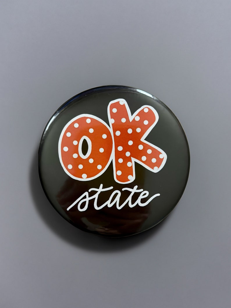 OK State 3" Gameday Button© - Etsy