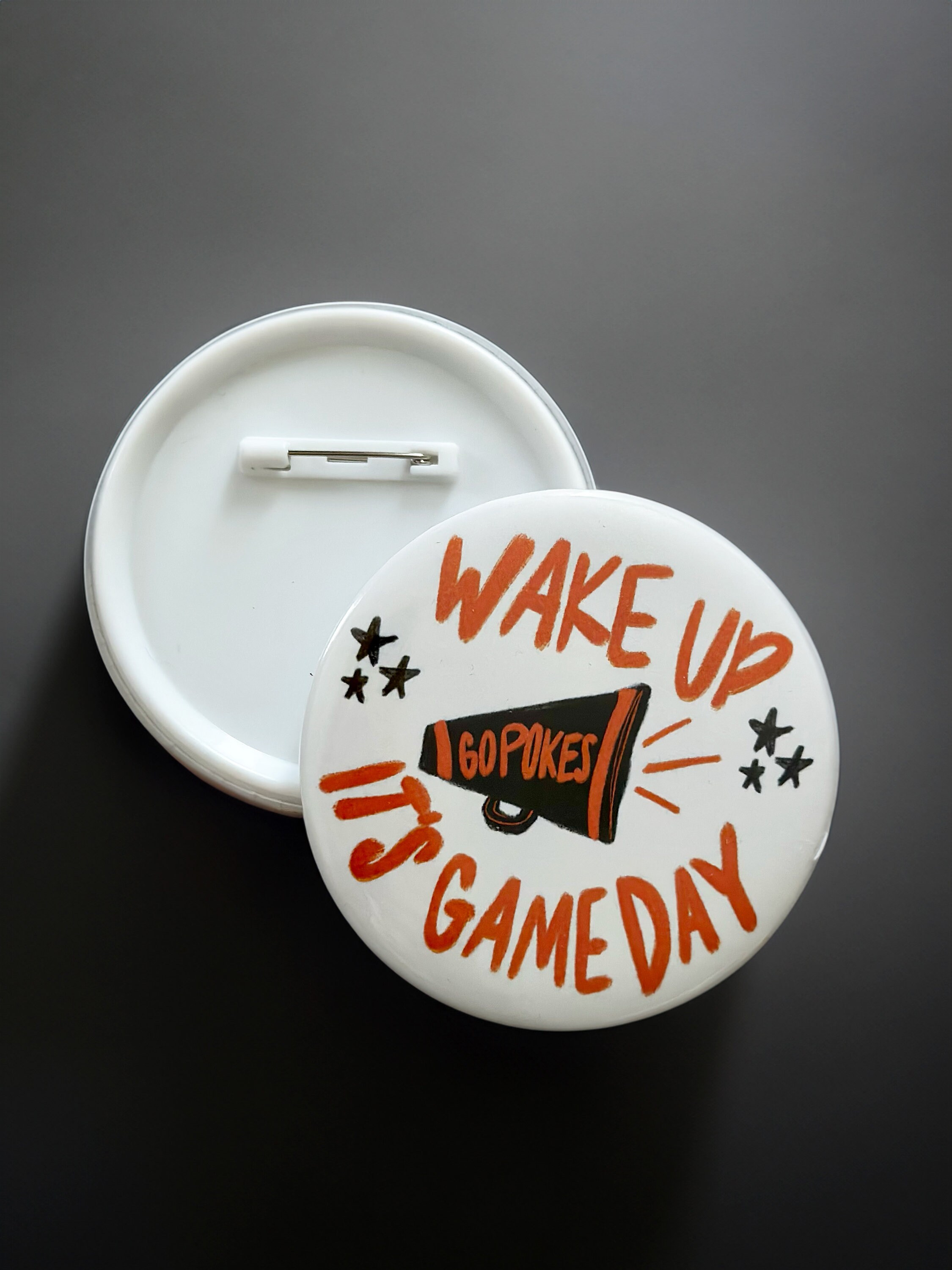 Wake up It's Gameday 3" Gameday Button© - Etsy