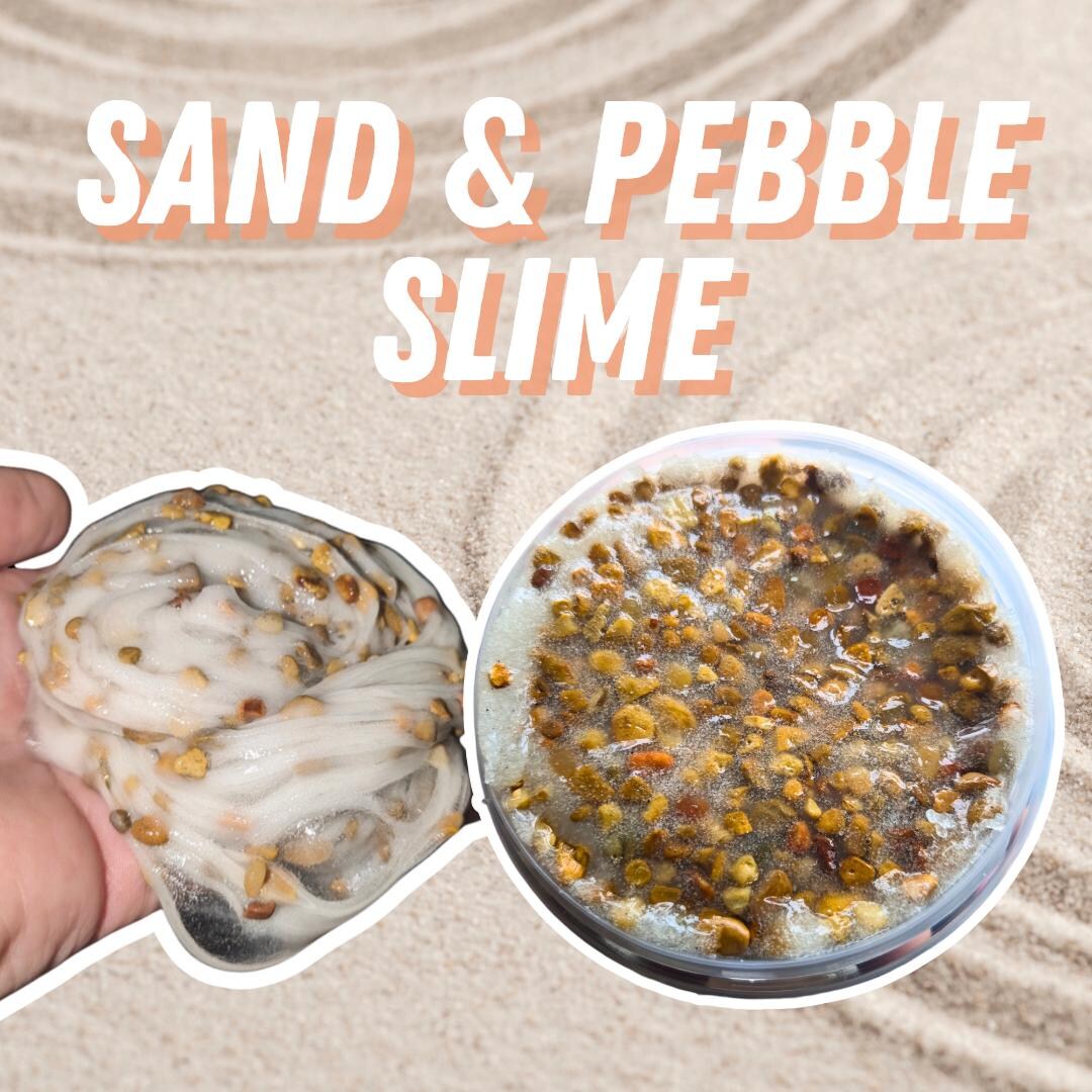 Sand & Pebble Slime 8 Oz. Extra Crunchy Option Available - Etsy