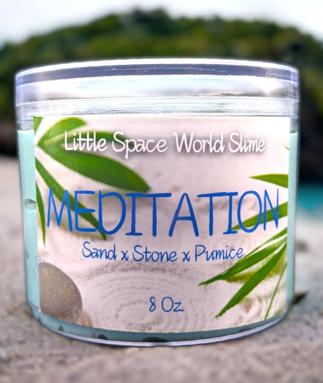 8 Oz. / 16 Oz. Sand Slime With Triple Pumice & Stones Soft Crunchy ...