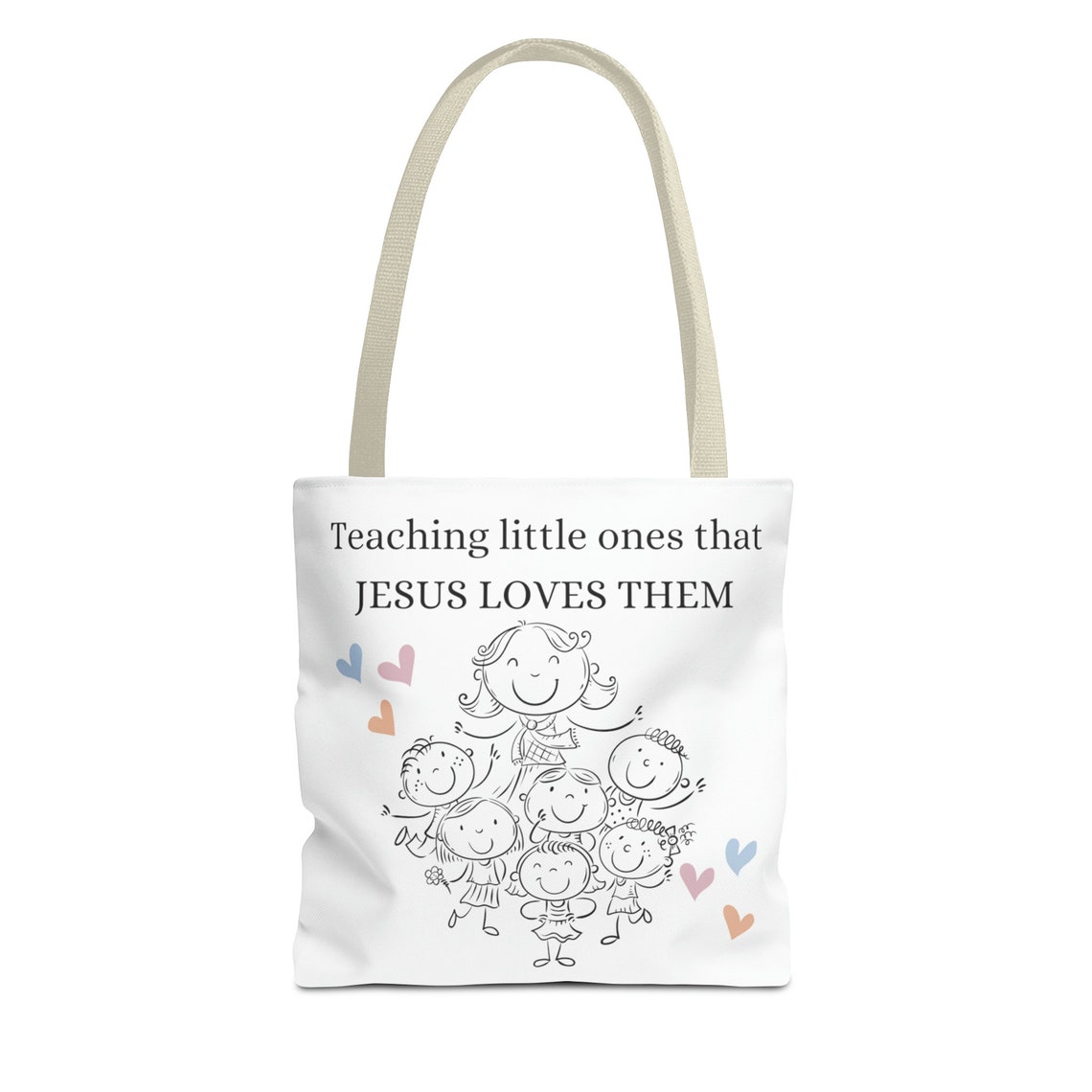 Personalized Sunday School Teacher Tote Bag, Teaching Little Ones That ...