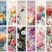 Birth Month Flower Bookmarks, Floral Bookmark Set (digital Download) - Etsy