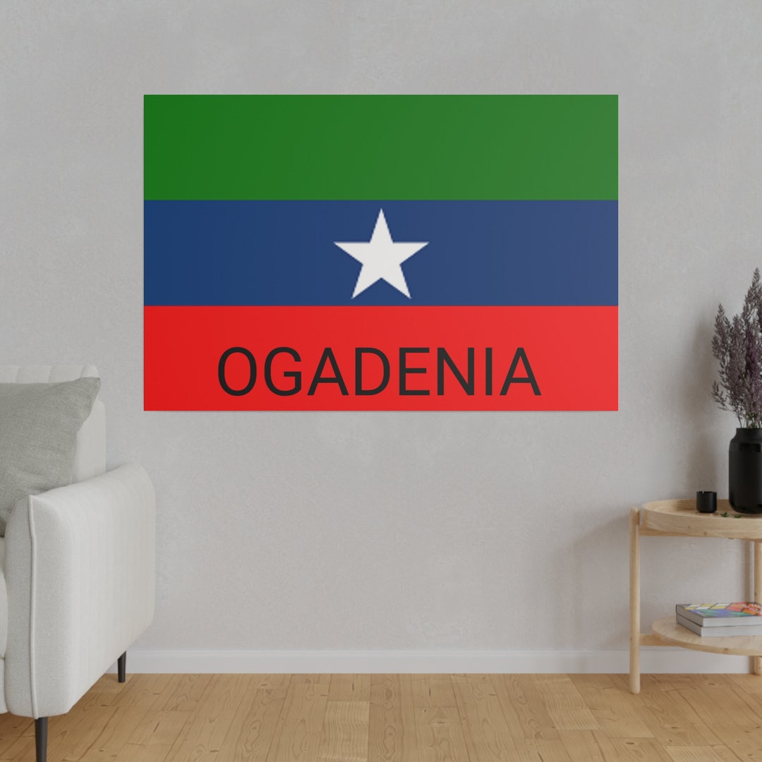 Ogadenia Flag Wall Painting Somalia Onlf Flag Freedom Fighters - Etsy