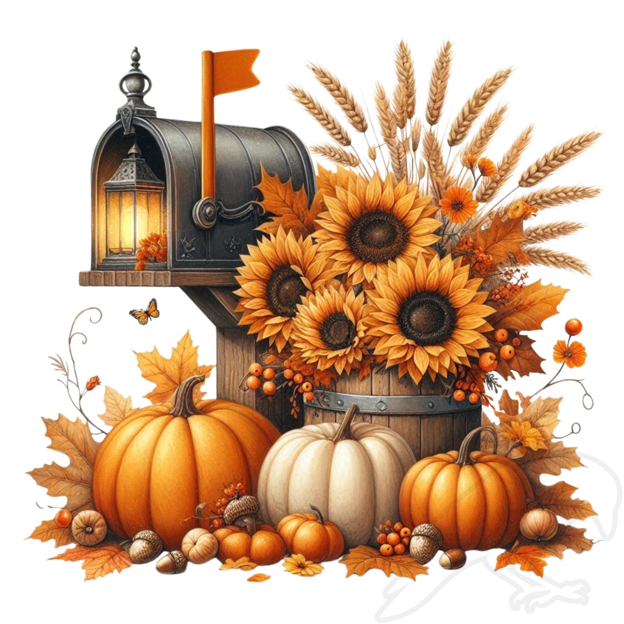 Autumn Clipart Set, Fall PNG Images, Commercial Use - Etsy