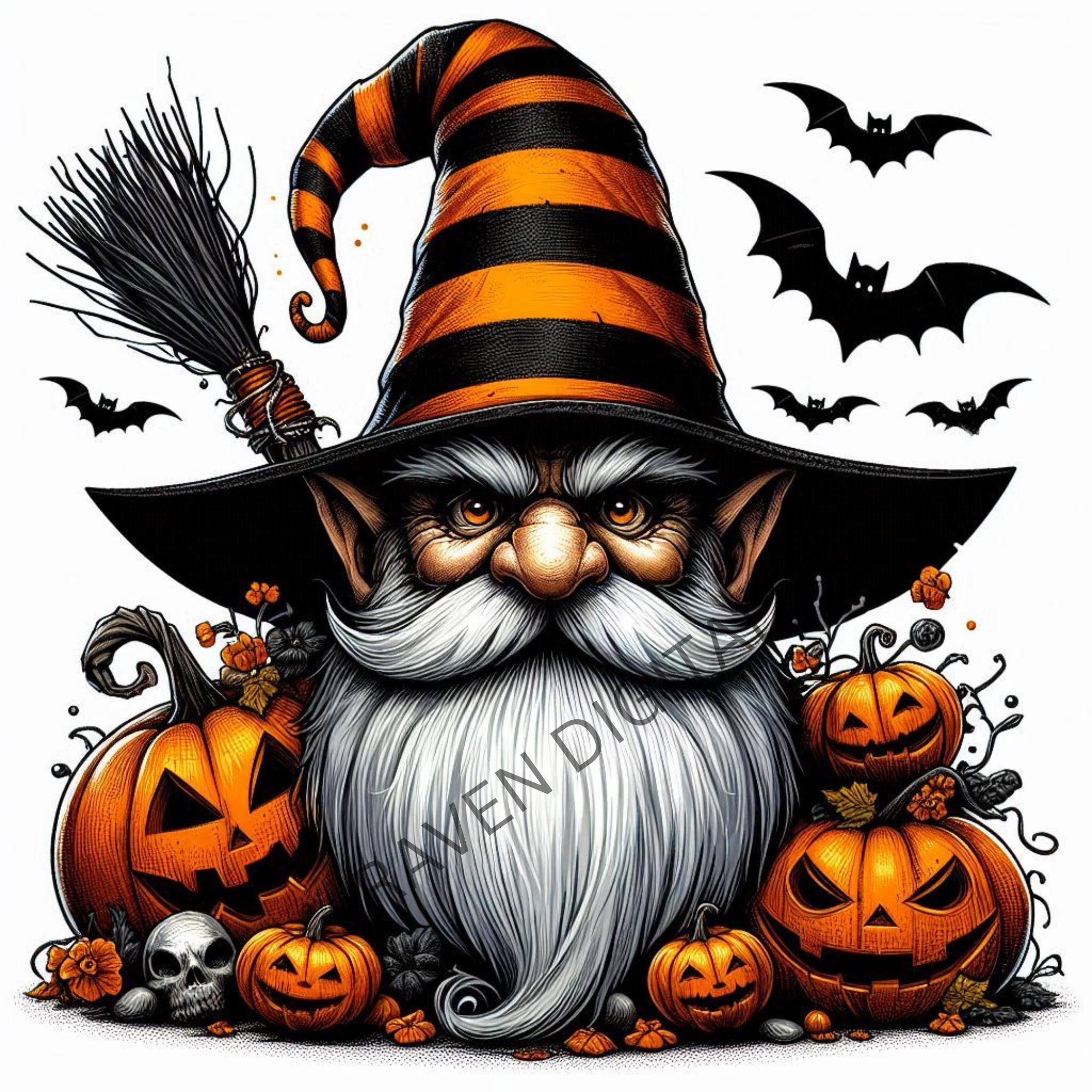 Halloween Clipart, Gnome PNG, Halloween Gnomes Clipart, Gnomes PNG ...