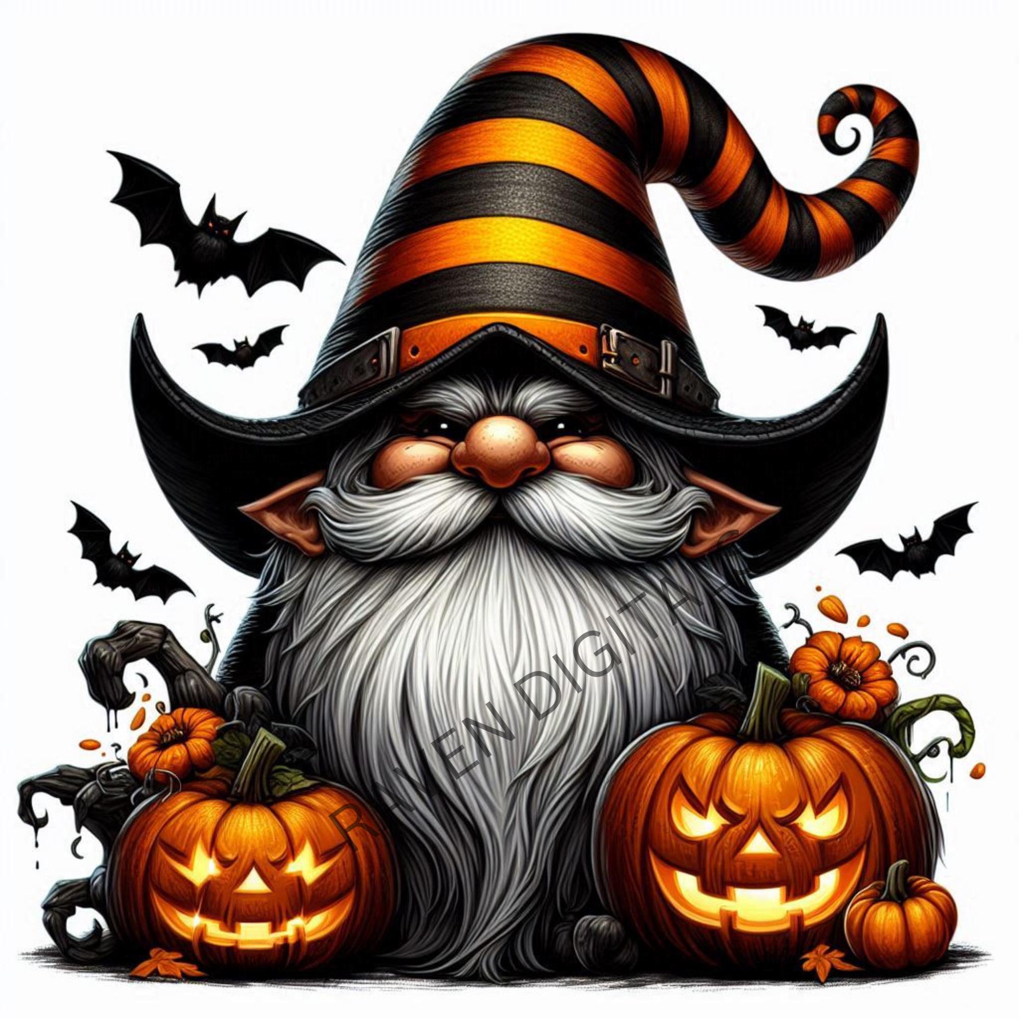 Halloween Clipart, Gnome PNG, Halloween Gnomes Clipart, Gnomes PNG ...
