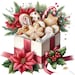 Watercolor Christmas Cookies Clipart: Festive PNG Set (digital Download ...
